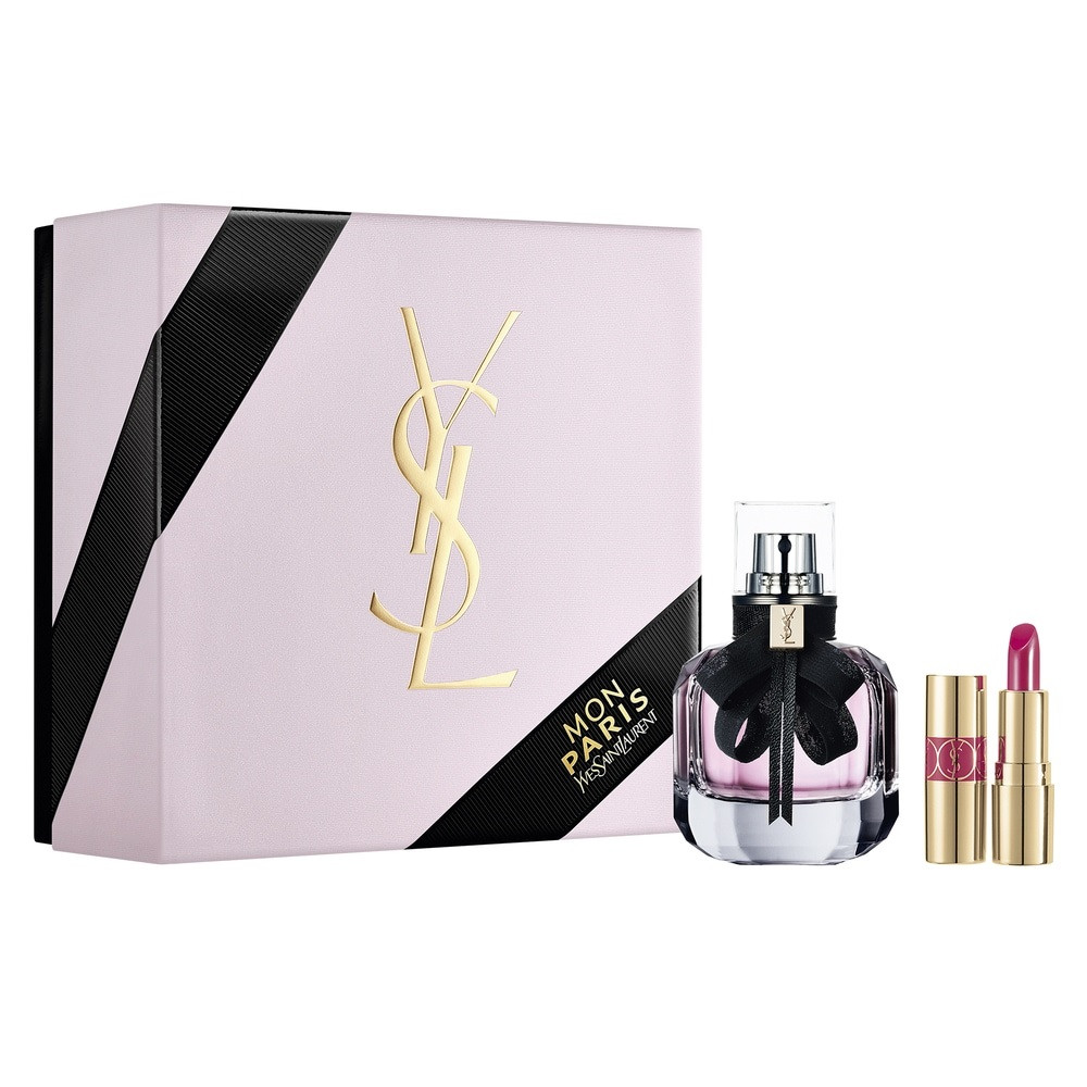 YSL MON PARIS 2 PCS SET FOR WOMEN: 1 OZ EAU DE PARFUM SPRAY + 0.05 OZ ...