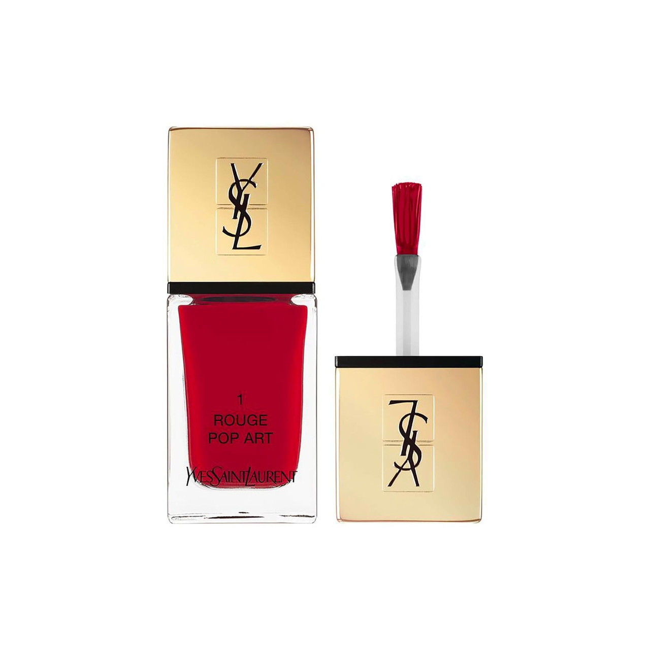 YSL LA LAQUE COUTURE 0.34 NAIL POLISH #01 ROUGE POP ART - ScentsWorld