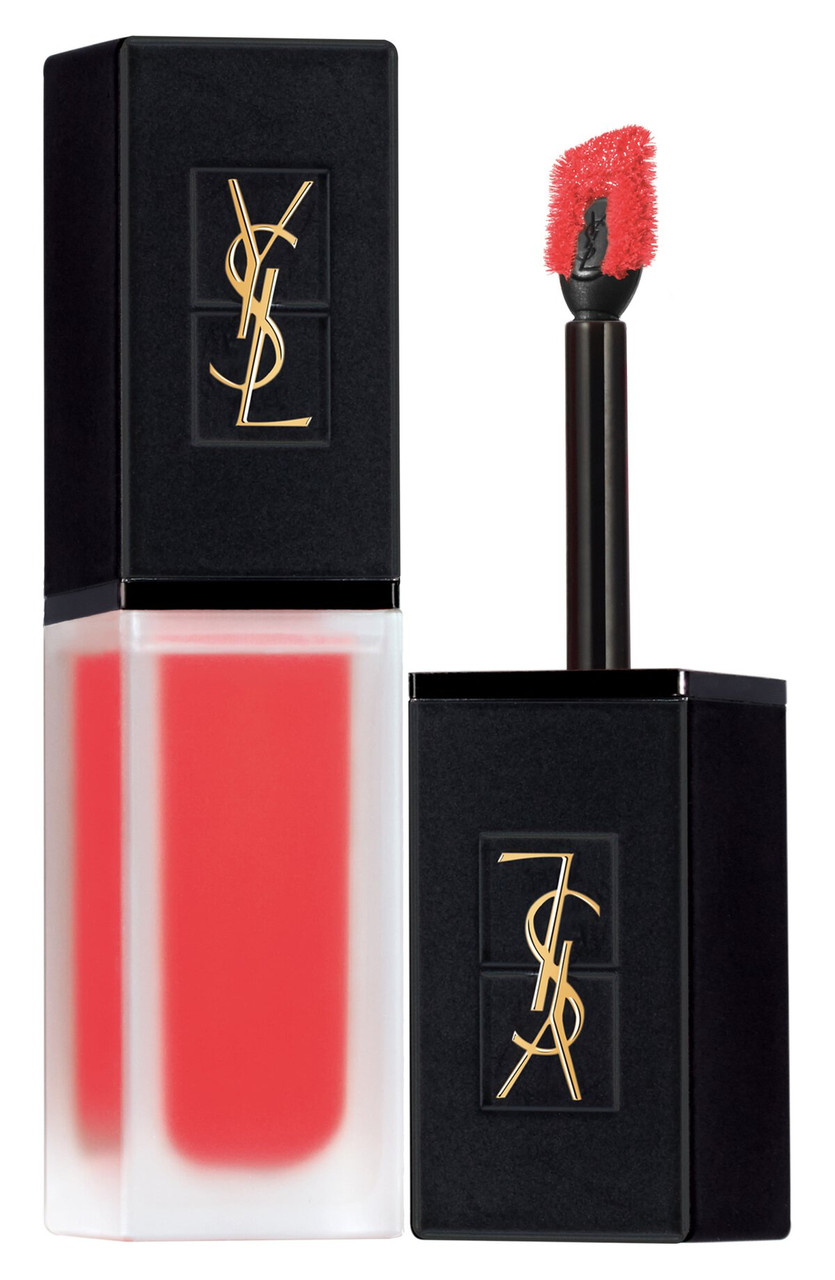 YSL TATOUAGE COUTURE VELVET CREAM 0.2 MATTE STAIN #202 CORAL SYMBOL ...
