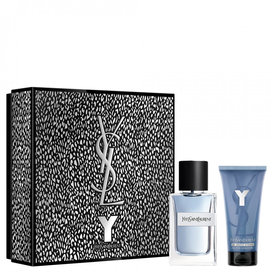 Y BY YSL 2 PCS SET: 2 OZ EAU DE TOILETTE SPRAY + 1.6 SHOWER GEL (HARD ...