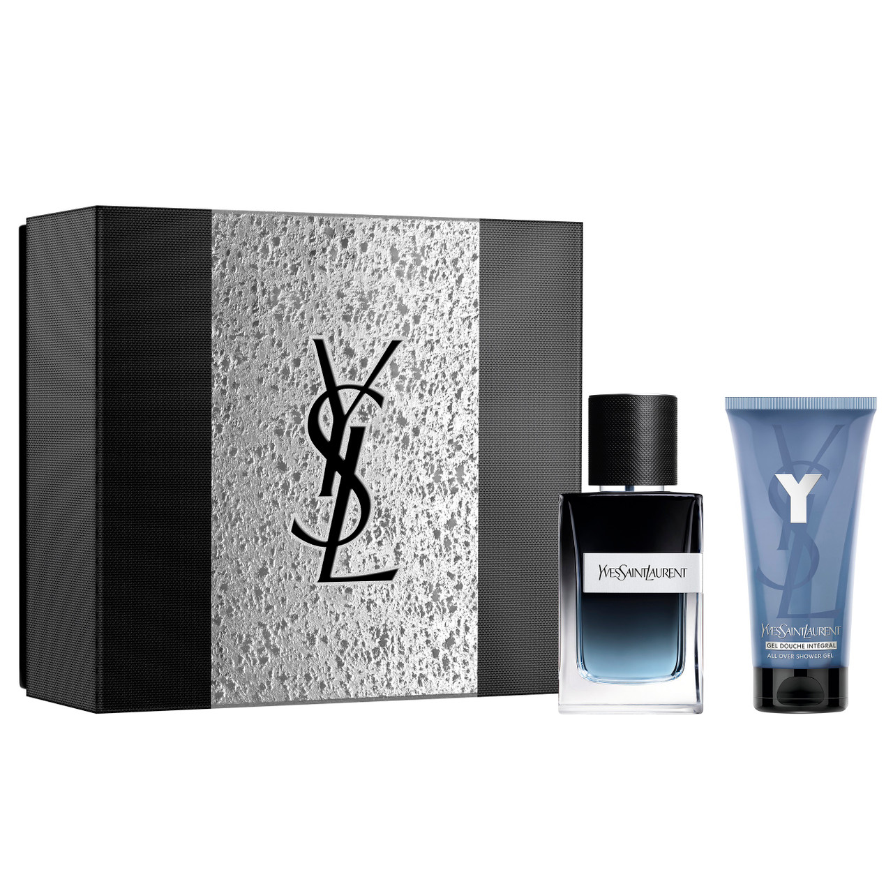 Y BY YSL 2 PCS SET FOR MEN: 2 OZ EAU DE PARFUM SPRAY + 1.6 SHOWER GEL ...