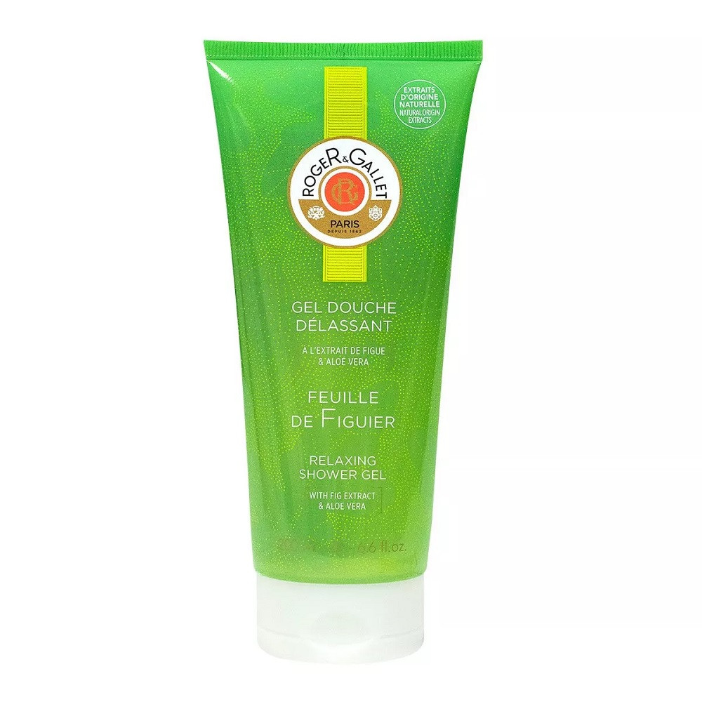 ROGER & GALLET FEUILLE DE FIGUIER 6.6 RELAXING SHOWER GEL - ScentsWorld