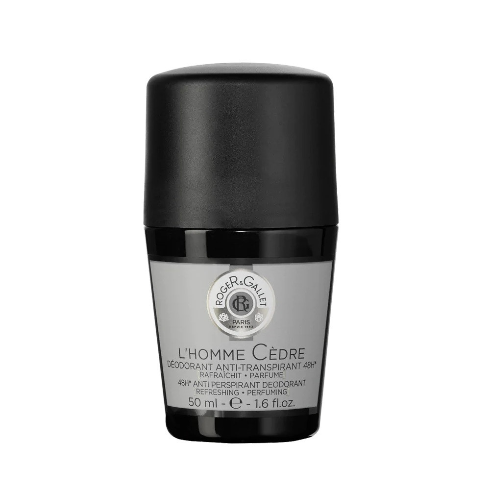 ROGER & GALLET L'HOMME CEDRE 1.6 DEODORANT ROLL ON FOR MEN - ScentsWorld