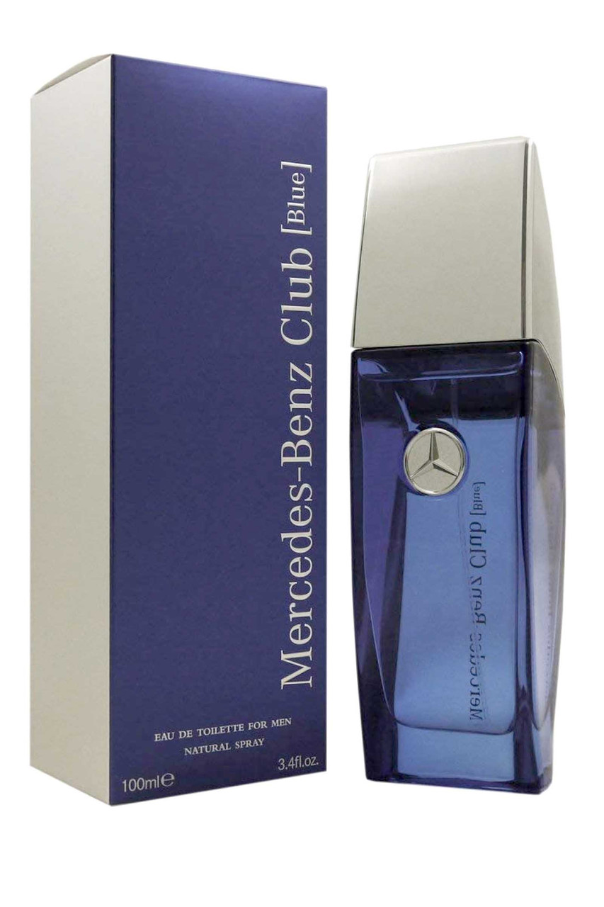 MERCEDES-BENZ CLUB BLUE 3.4 EAU DE TOILETTE SPRAY FOR MEN - ScentsWorld
