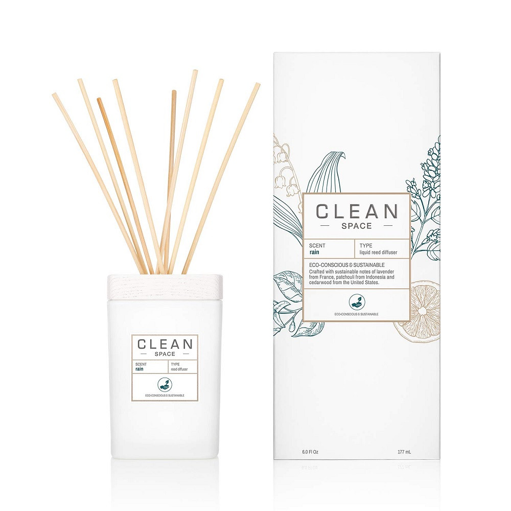 CLEAN SPACE 6 OZ RAIN LIQUID REED DIFFUSER - ScentsWorld