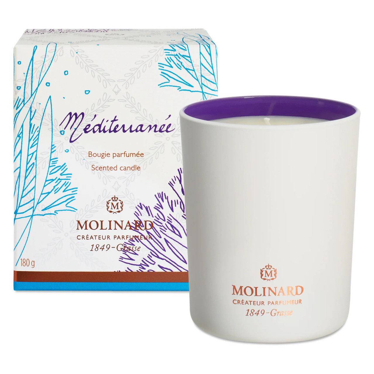 MOLINARD MÉDITERRANÉE 6.3 CANDLE - ScentsWorld