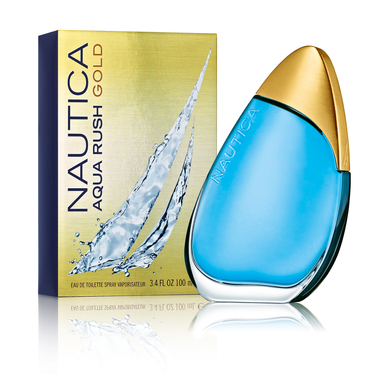 NAUTICA AQUA RUSH GOLD 3.4 EDT SP FOR MEN - ScentsWorld