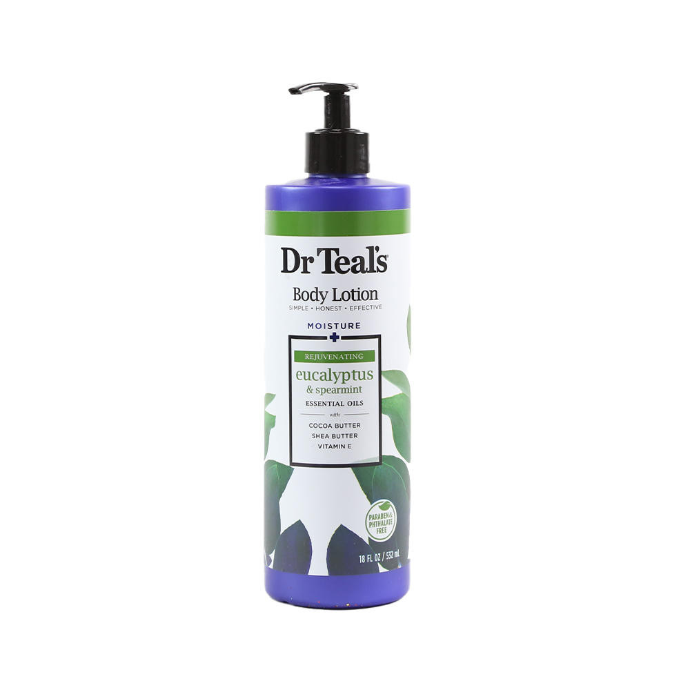 DR TEAL'S MOISTURE + REJUVENATING EUCALYPTUS & SPEARMINT 18 OZ BODY ...