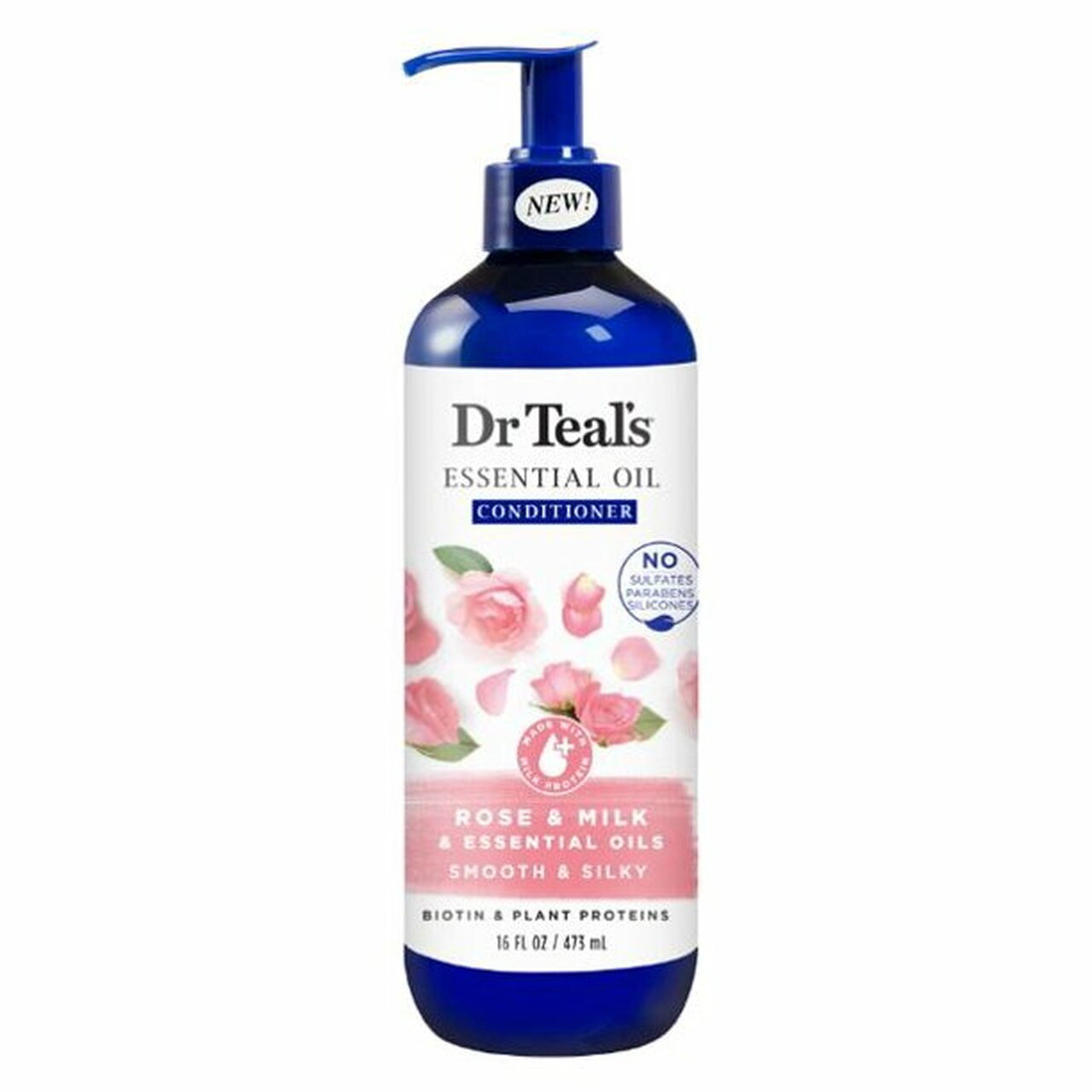 DR TEAL'S ROSE & MILK & ESSENTIAL OILS 16 OZ CONDITIONER - ScentsWorld