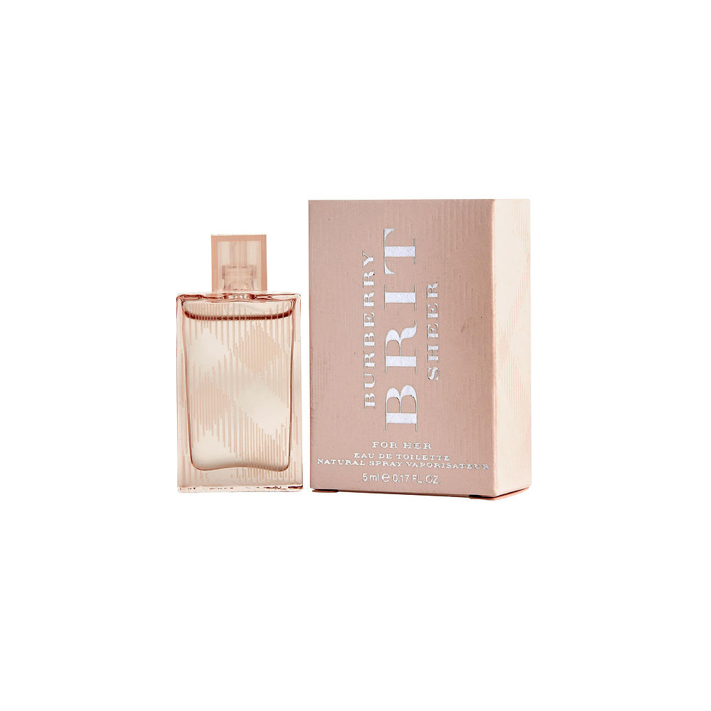 BURBERRY BRIT SHEER 5 ML EAU DE TOILETTE MINI FOR WOMEN - ScentsWorld