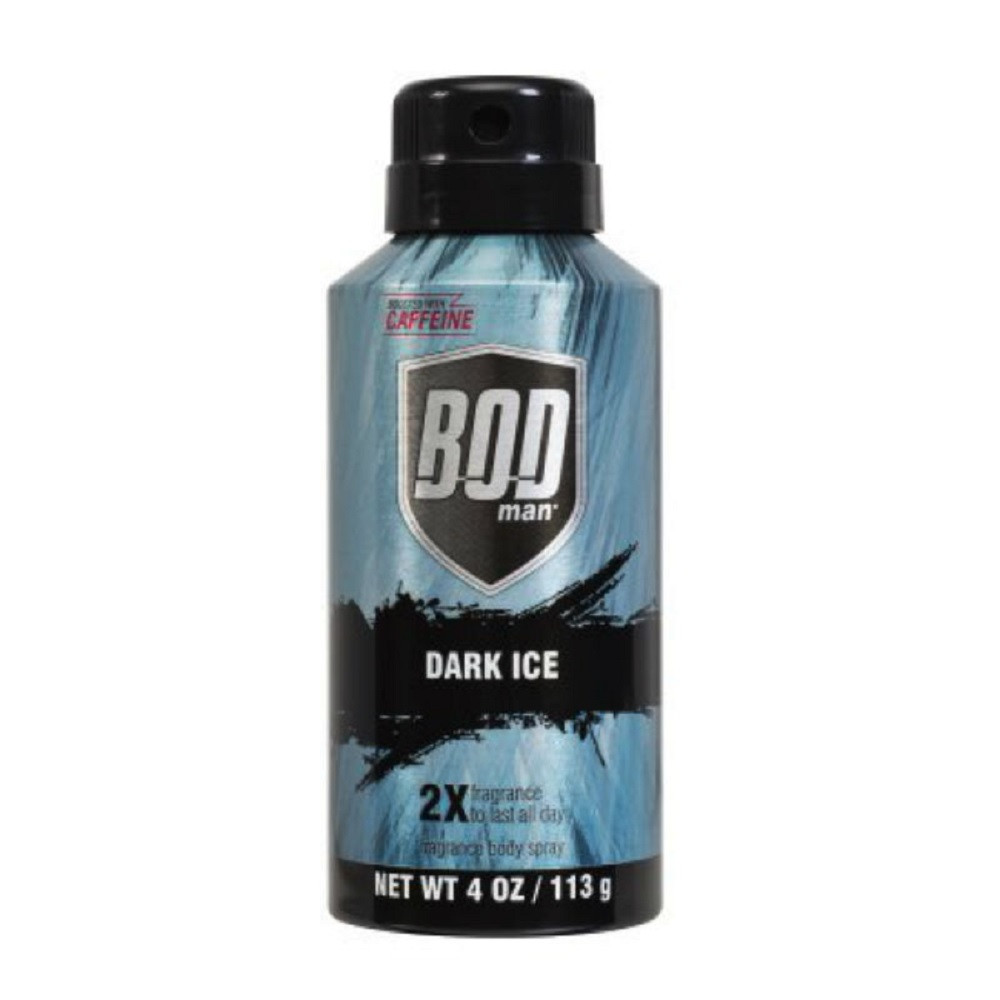 BOD MAN DARK ICE 4 OZ FRAGRANCE BODY SPRAY FOR MEN - ScentsWorld