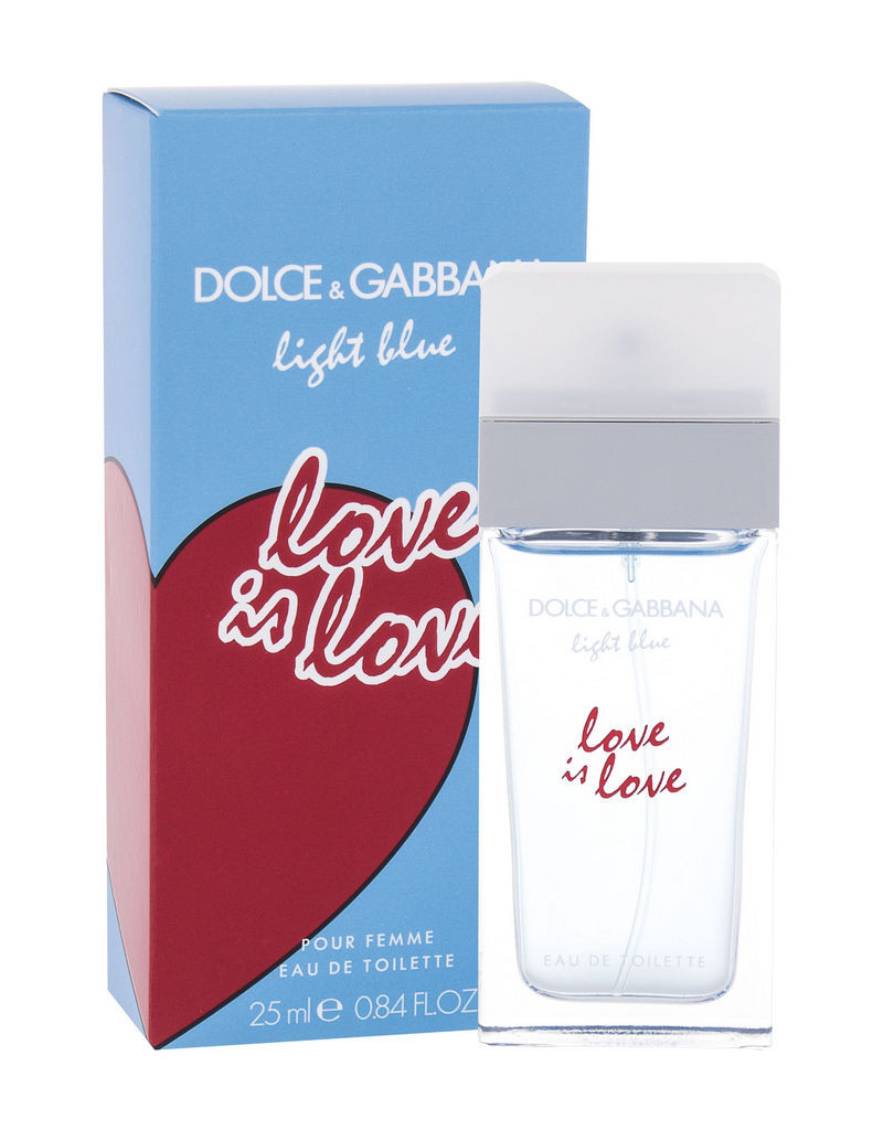 DOLCE & GABBANA LIGHT BLUE LOVE IS LOVE 0.84 EAU DE TOILETTE SPRAY FOR ...