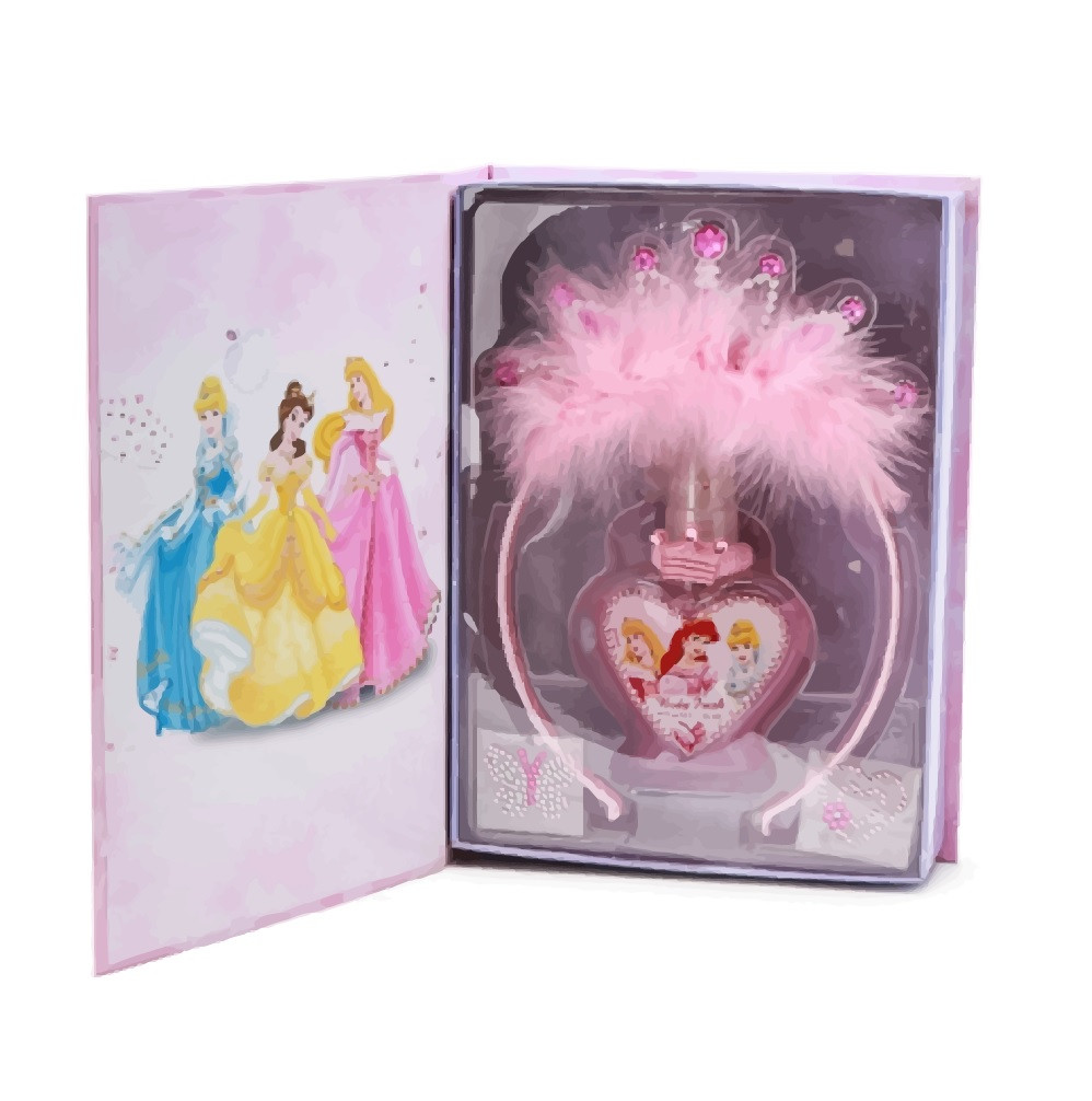 PRINCESS 4 PCS JEWELLED PERFUME SET: 2.5 EDT SP + TIARA + DIAMOND ...