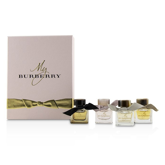BURBERRY MY BURBERRY 4 PCS MINI SET: 5 ML EDT + 5 ML EDP + BLACK 5 ML ...