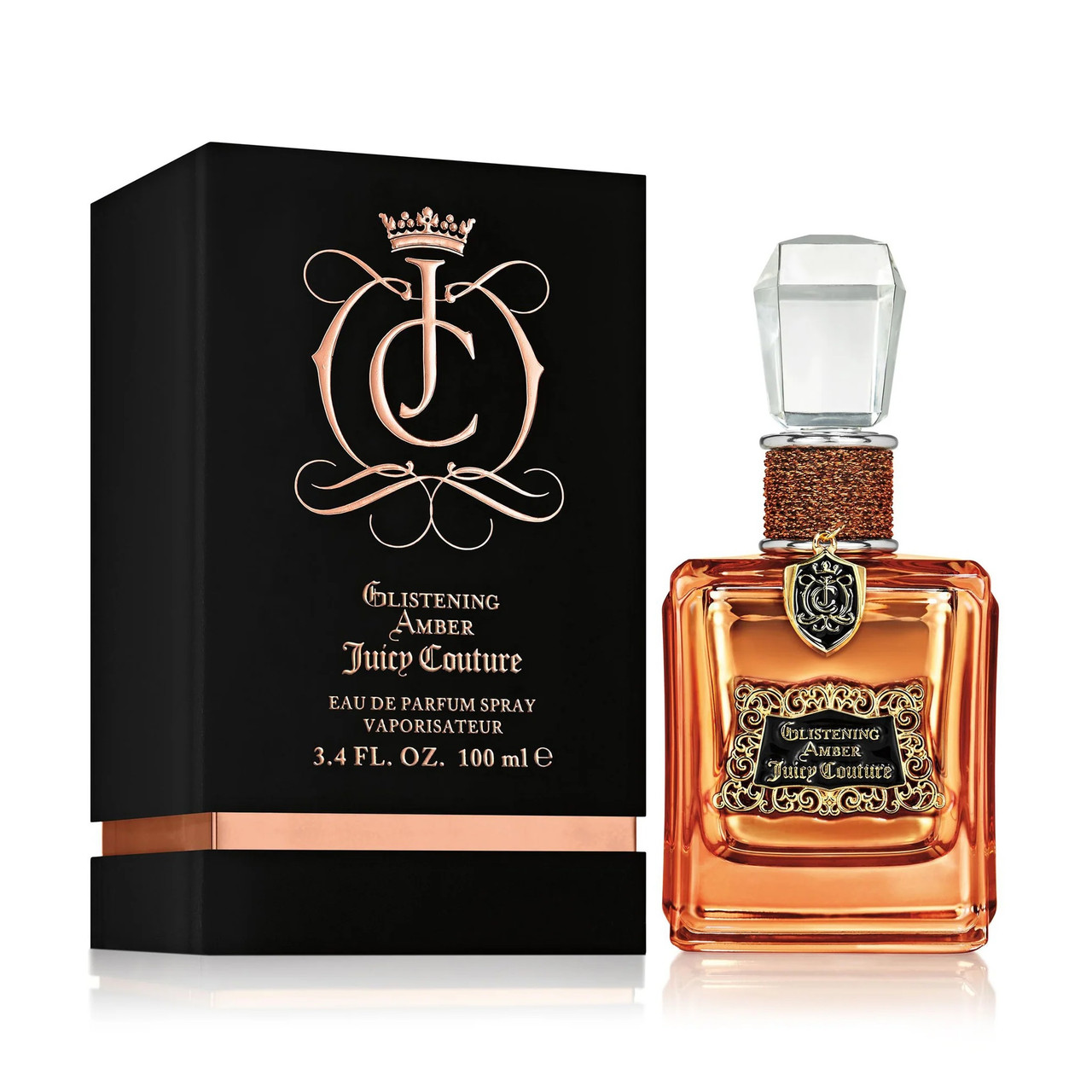 JUICY COUTURE GLISTENING AMBER 3.4 EAU DE PARFUM SPRAY. - ScentsWorld
