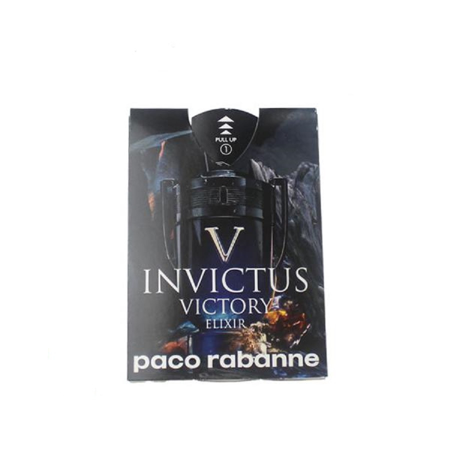 PACO RABANNE INVICTUS VICTORY ELIXIR 0.01 PARFUM INTENSE VIAL SPRAY FOR ...