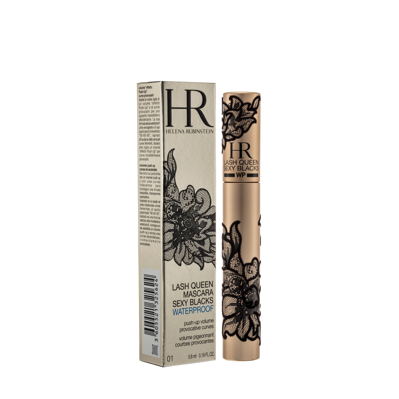 HELENA RUBINSTEIN LASH QUEEN 0.23 WATERPROOF MASCARA SEXY BLACKS 01 ...