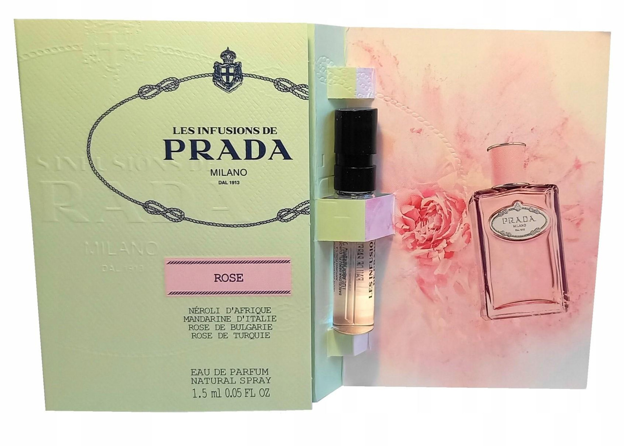 PRADA INFUSION DE ROSE 0.05 EAU DE PARFUM VIAL SPRAY FOR WOMEN ...