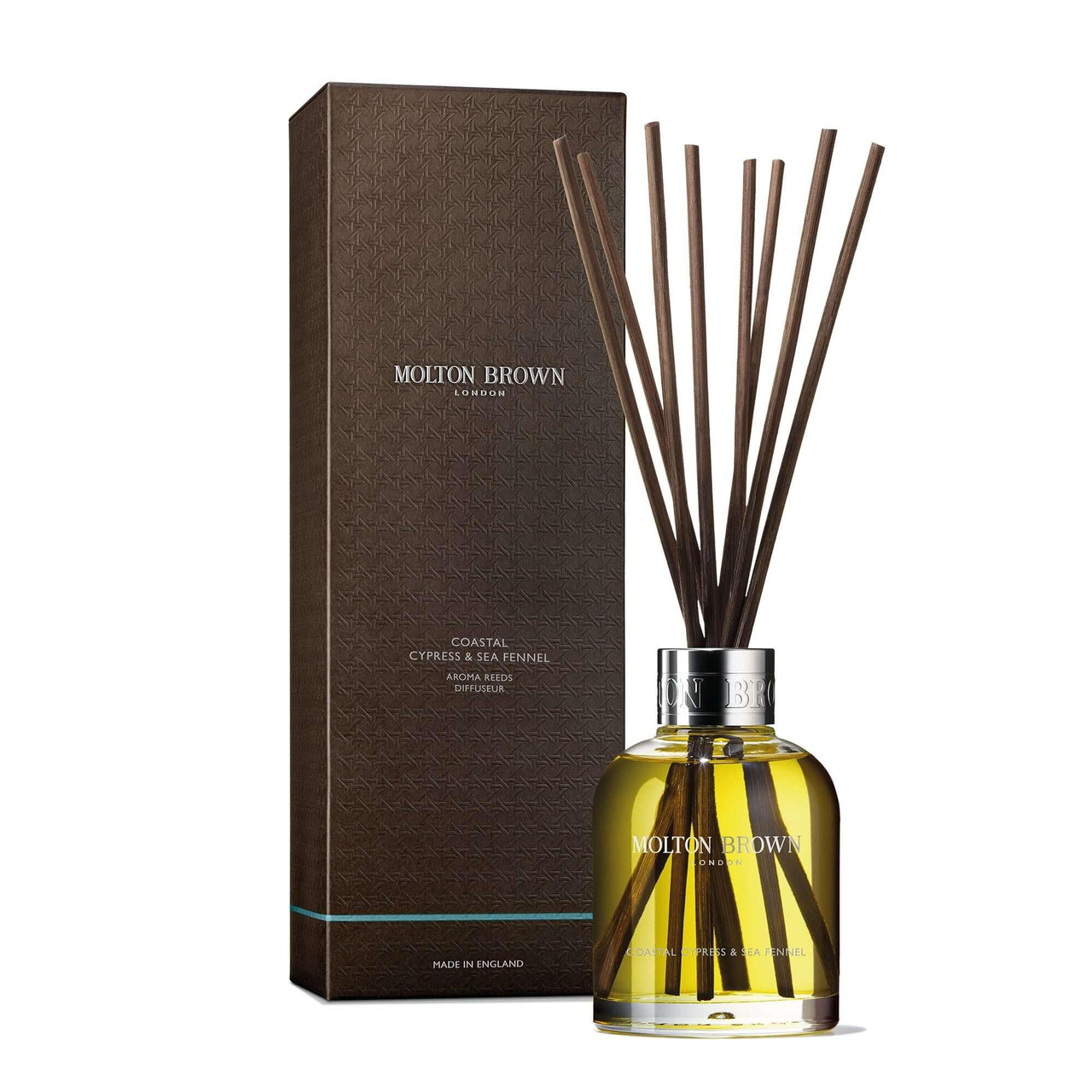 MOLTON BROWN COASTAL CYPRESS & SEA FENNEL 5 OZ AROMA REEDS DIFFUSER - ScentsWorld