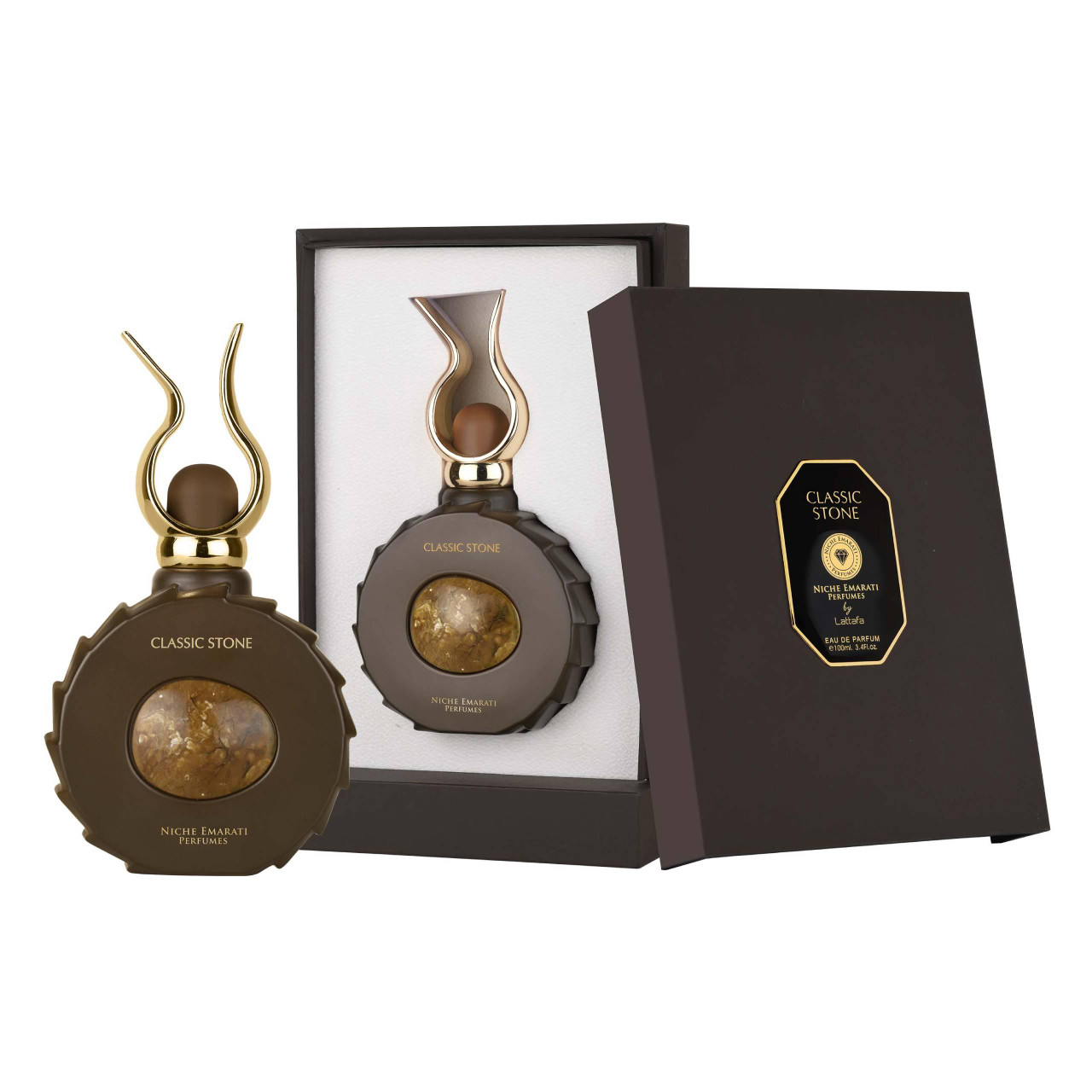 LATTAFA NICHE EMARATI CLASSIC STONE 3.4 EAU DE PARFUM SPRAY - ScentsWorld