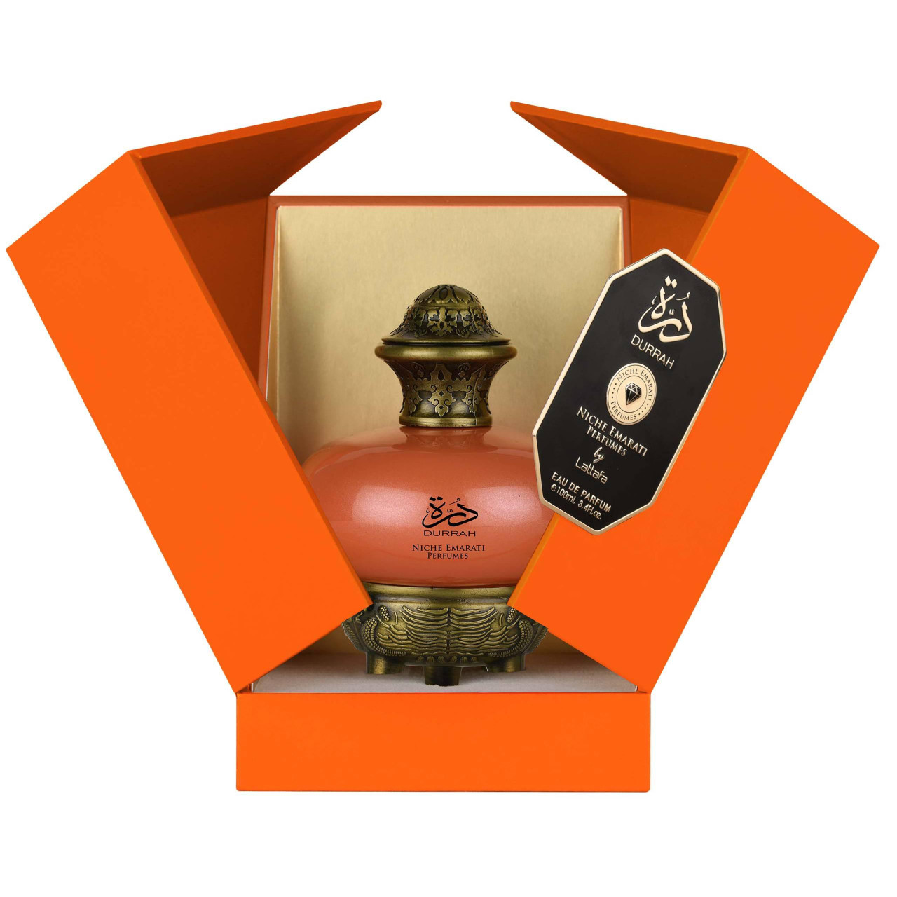 LATTAFA NICHE EMARATI DURRAH 3.4 EAU DE PARFUM SPRAY - ScentsWorld