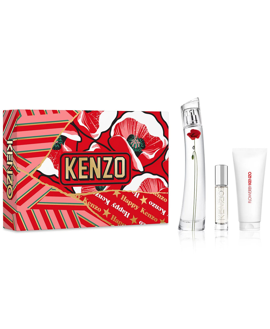 KENZO FLOWERS LA RECOLTE PARISIENNE 3 PCS SET FOR WOMEN: 2.5 EAU DE ...