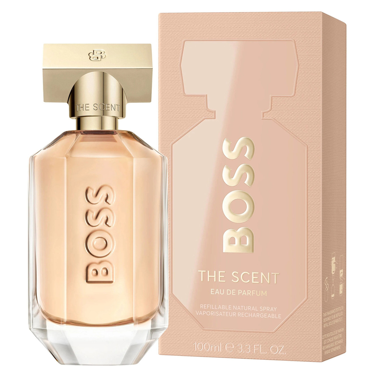 HUGO BOSS THE SCENT 3.3 EAU DE PARFUM SPRAY FOR WOMEN REFILLABLE ...