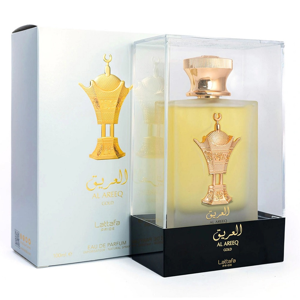 LATTAFA AL AREEQ GOLD 3.4 EAU DE PARFUM SPRAY - ScentsWorld