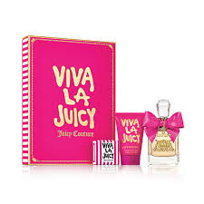 VIVA LA JUICY 3 PCS SET: 3.4 EDP SP + 4.2 BODY LOTION + 2.8 BAR SOAP ...