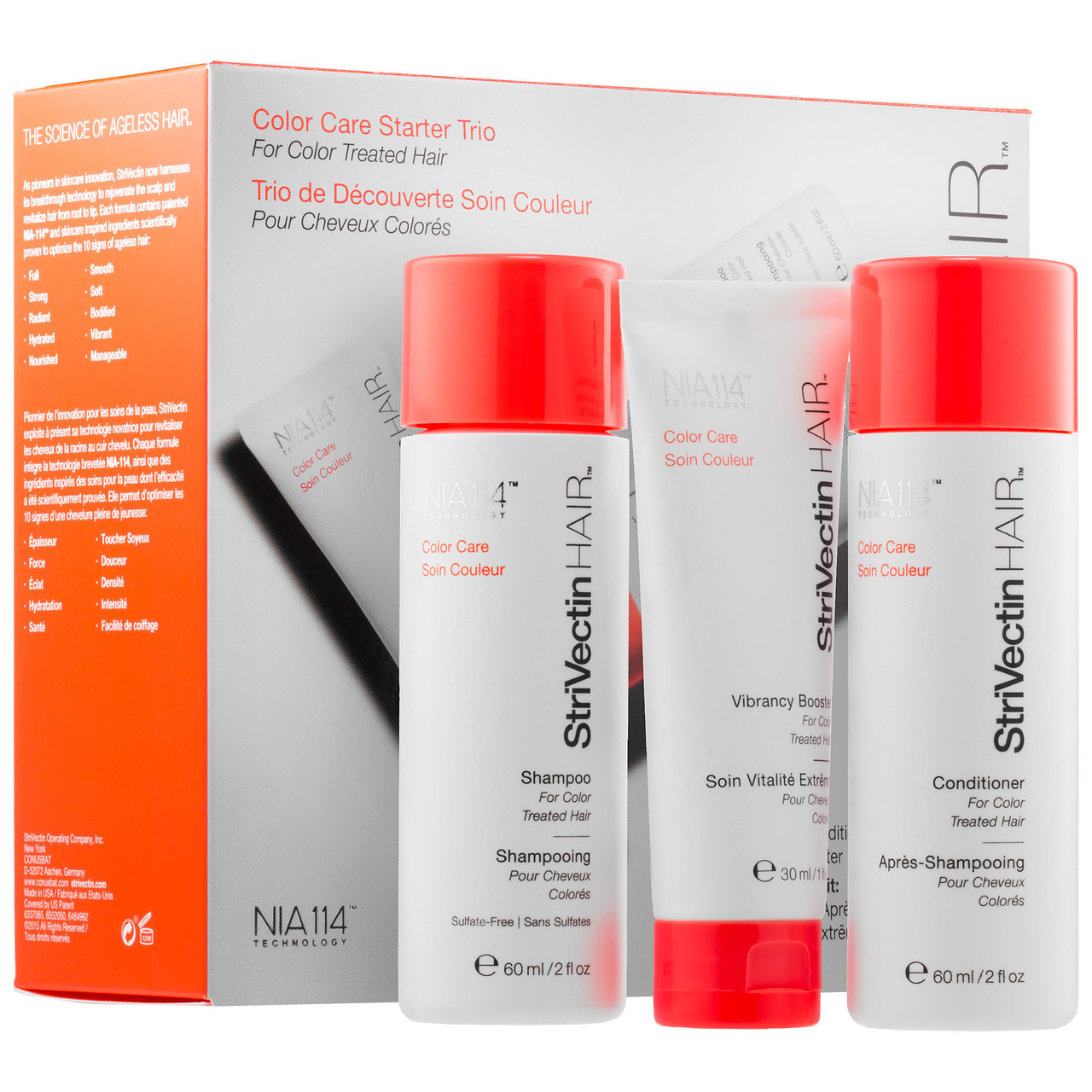 STRIVECTIN HAIR COLOR CARE STARTER TRIO: COLOR CARE SHAMPOO 2 OZ ...