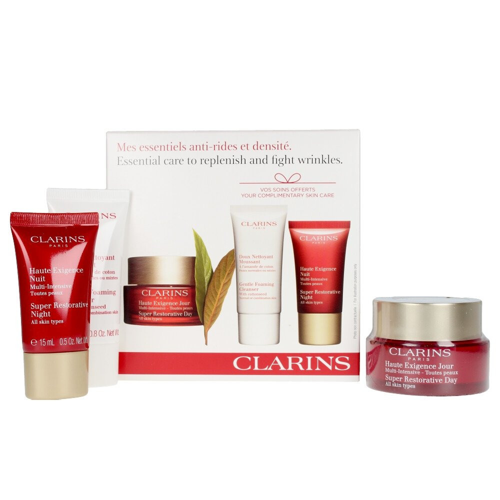 CLARINS 3 PCS SUPER RESTORATIVE STARTER SET: 1.7 SUPER RESTORATIVE DAY ...