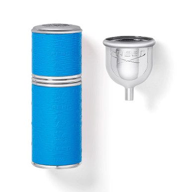 CREED BLUE WITH SILVER TRIM 1.7 LEATHER ATOMIZER - ScentsWorld