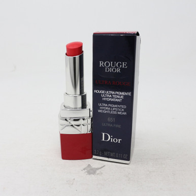 ROUGE DIOR ULTRA ROUGE 0.11 LIPSTICK #651 ULTRA FIRE - ScentsWorld