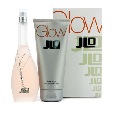 J LO GLOW 2 PCS SET: 3.4 EDT SP + 6.7 BODY LOTION - ScentsWorld