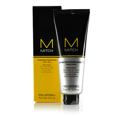 PAUL MITCHELL M MITCH CONSTRUCTION PASTE ELASTIC HOLD MESH STYLER 2.5 OZ - ScentsWorld