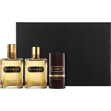ARAMIS 3 PCS SET: 3.7 EAU DE TOILETTE SPRAY + 4.1 AFTER SHAVE + 2.6 OZ ...