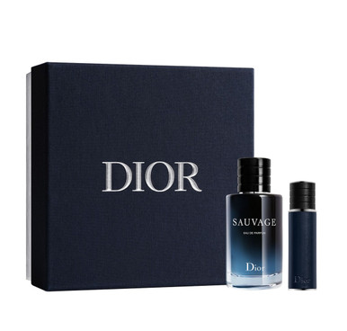 SAUVAGE 2 PCS SET FOR MEN: 3.4 EAU DE PARFUM + 0.34 EAU DE PARFUM ...