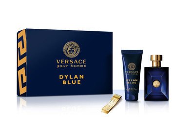 VERSACE DYLAN BLUE 3 PCS SET FOR MEN: 3.4 EAU DE TOILETTE SPRAY + 3.4 ...