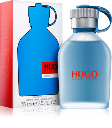HUGO BOSS NOW 2.5 EAU DE TOILETTE SPRAY FOR MEN - ScentsWorld