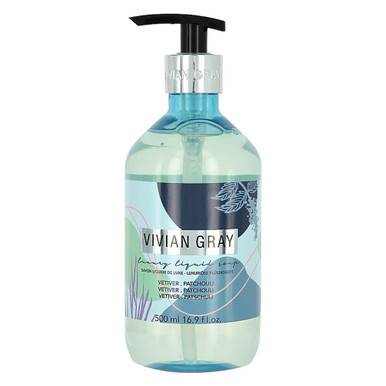 VIVIAN GRAY VETIVER & PATCHOULI 16.9 LUXURY LIQUID SOAP - ScentsWorld
