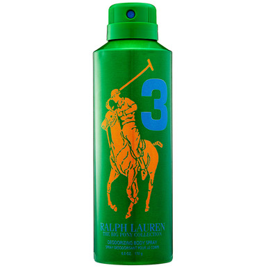 POLO BIG PONY # 3 (GREEN) 6 OZ DEODORIZING BODY SPRAY - ScentsWorld