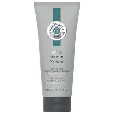 ROGER & GALLET L'HOMME MENTHE 6.6 SHOWER GEL FOR MEN - ScentsWorld