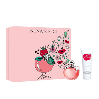 NINA BY NINA RICCI 2 PCS SET: 2.7 EAU DE TOILETTE SPRAY + 3.4 BODY ...