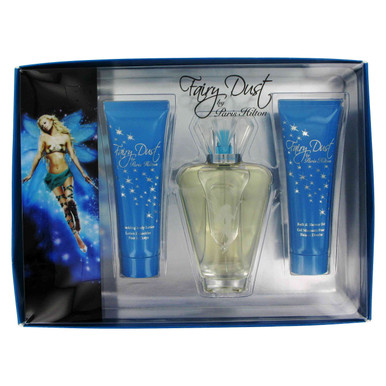 PARIS HILTON FAIRY DUST 3 PCS SET: 3.4 EDP SP + 3 OZ B/L + 3 OZ S/G - ScentsWorld