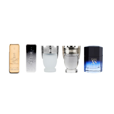 PACO RABANNE 5 PCS MINI SET FOR MEN: ONE MILLION 5 ML EAU DE TOILETTE ...