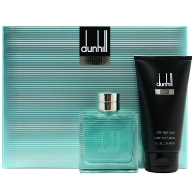 DUNHILL FRESH 2 PCS SET FOR MEN: 3.4 EDT SP + 5 OZ AFTERSHAVE BALM ...