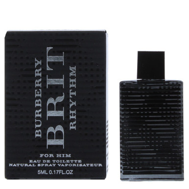 BURBERRY BRIT RHYTHM MINI 0.17 OZ EAU DE TOILETTE FOR MEN - ScentsWorld
