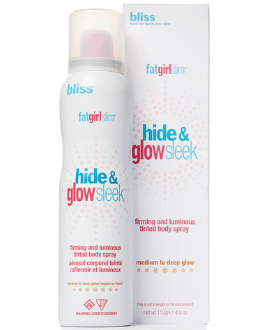 BLISS FAT GIRL SLIM HIDE & GLOW SLEEK MEDIUM TO DEEP GLOW 4 OZ ...