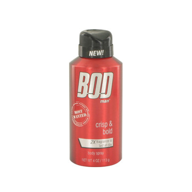 BOD MAN MOST WANTED 4 OZ FRAGRANCE BODY SPRAY FOR MEN - ScentsWorld