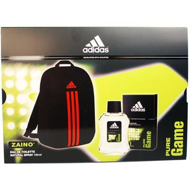 ADIDAS PURE GAME 2 PCS SET: 3.4 SP + BACK PACK - ScentsWorld